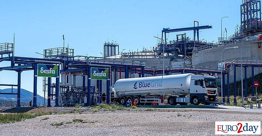 Τα πρώτα φορτία LNG από τη Ρεβυθούσα προμηθεύτηκε η Blue Grid